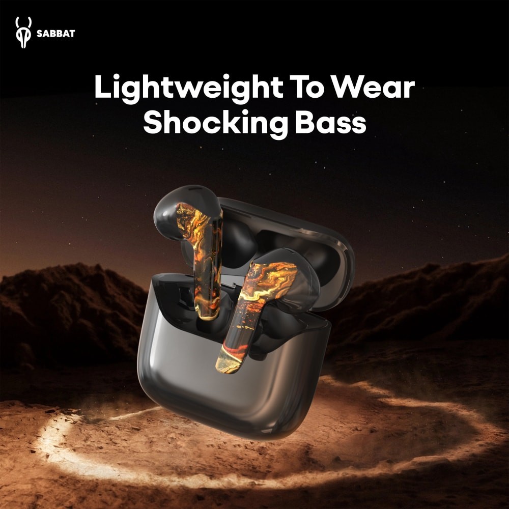 Sabbat M200 Earphone Wireless Bluetooth TWS Earbuds ANC Noise Reduction ...