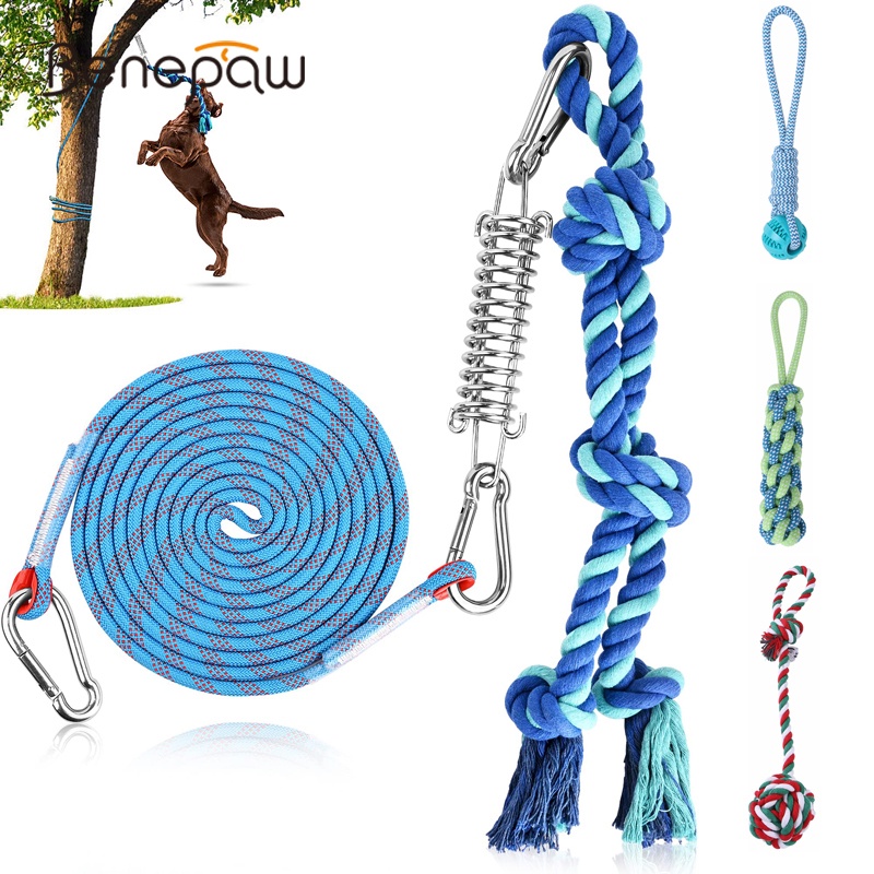 Benepaw Bungee Dog Toys Interactive Exercise Spring Pole Tug Of War Pet ...