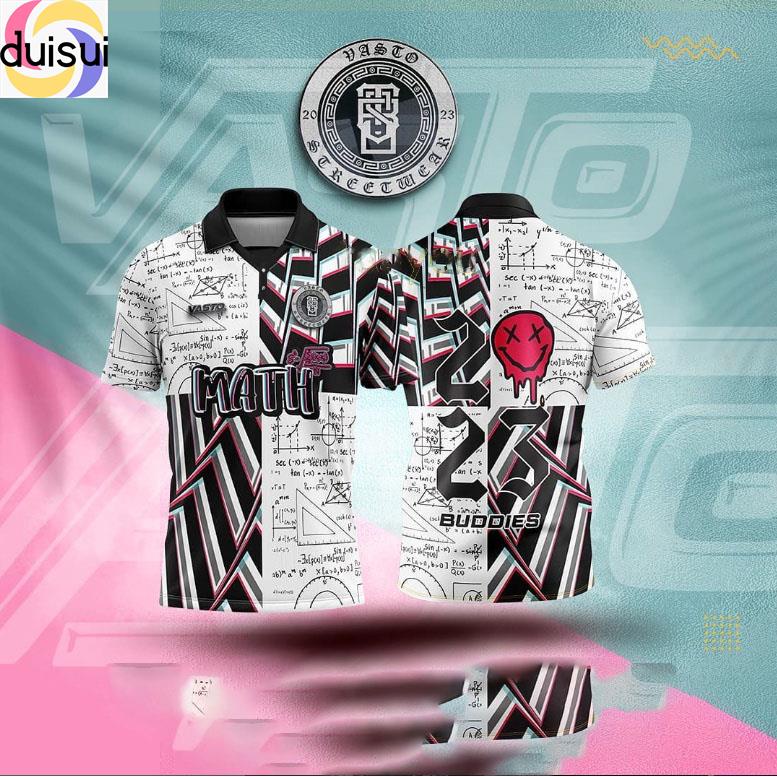 Duisui MATH JERSEY 2023 RETRO COLLAR JERSEYJersey Viral Label 2023 Jersey Blvckroseapparel Polo ...
