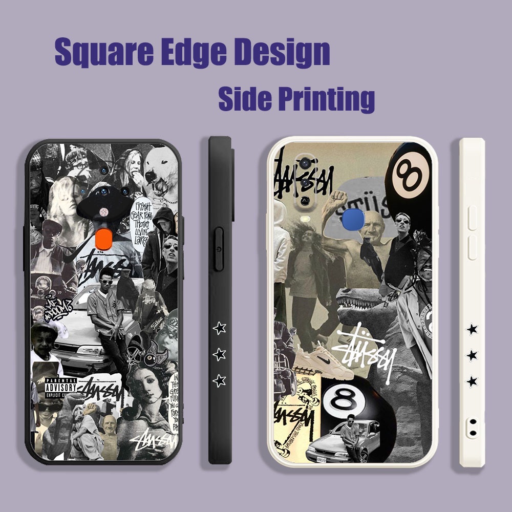 Casing For iPhone X XS MAX XR 13 Pro 7 8 Plus stussy vintage streetwear ...