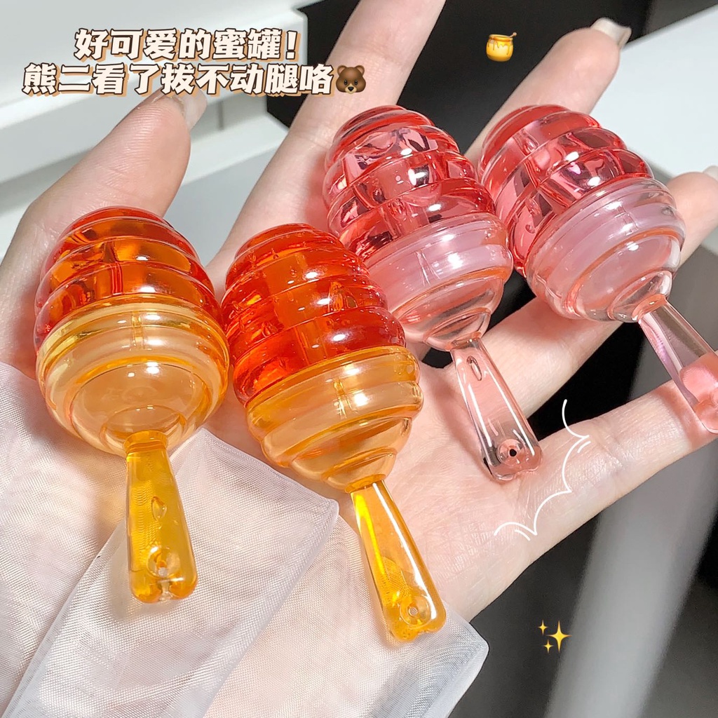 Small Honey Pot Two Lip Oil Set Moisturizing Fade Lip Lines Hydrating ...