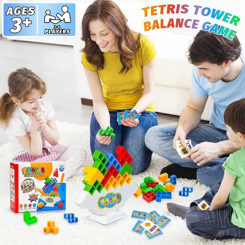 Ang Hot Tetra Tower Stacking Blocks Balance Game Ang Stacking Building ...