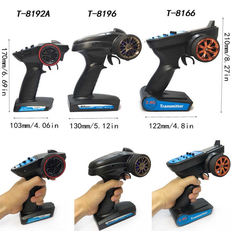 2.4Ghz 3Ch Radio System Transmitter Controller Remote Control W ...