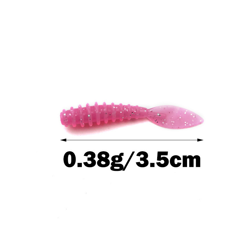 New 10pcs Wobblers mini Ocean Rock Fishing Soft Lures Rubber Soft Baits ...