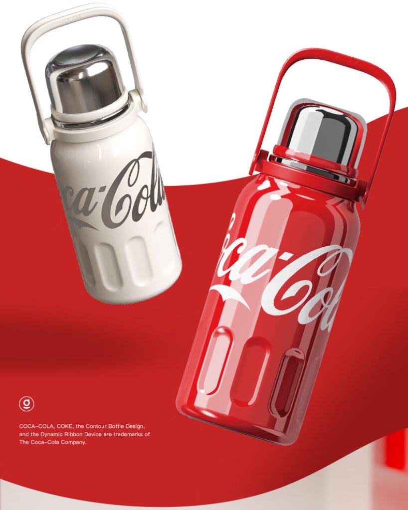 【FREE GIFT】800/1200ml GERM Coca-Cola Co-Branded Thermos Cup 316 ...