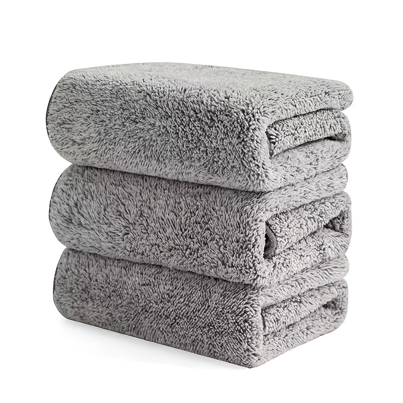 5pcs Thickened Bamboo Charcoal Fiber Dish Cloth Absorb Water Dish Cloth ...