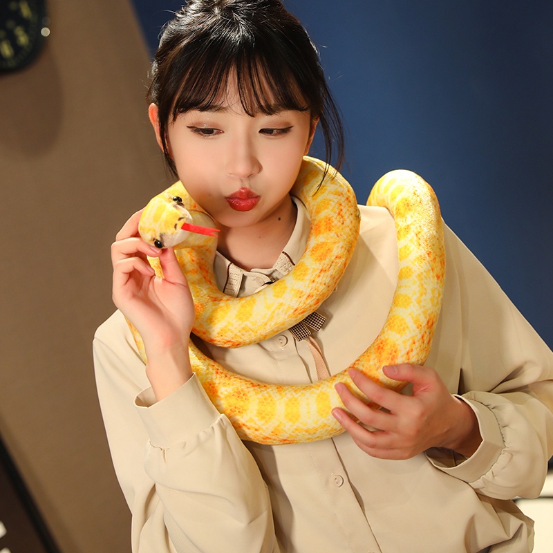 110/160/200/300cm Stuffed Toy Like Real Big Long Snake Python Plush Toy ...
