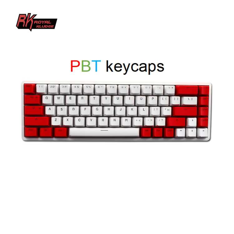 Royal Kludge Rk68/Rk837/G68/Rk855/Rk871 MX Mechanical Keyboard PBT ...