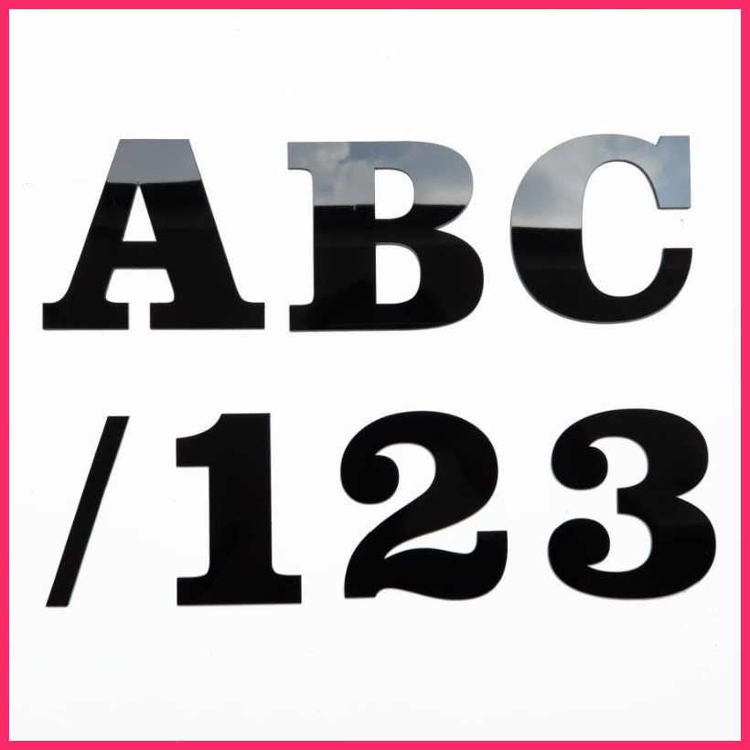 House NUMBER Signage - Letter Sign Letters and Numbers 10CM | Shopee ...