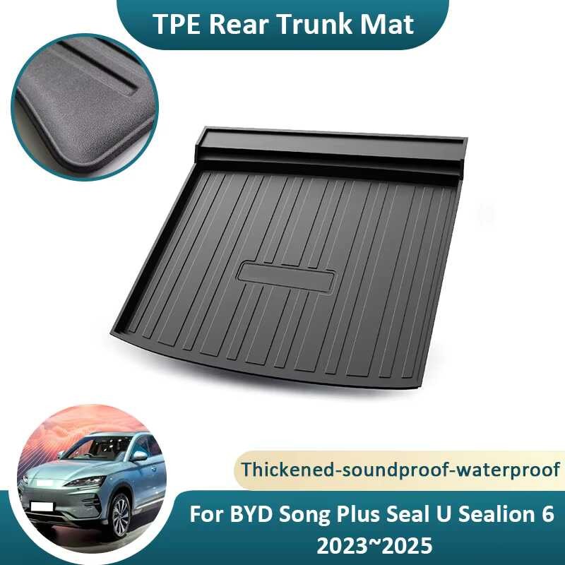 Para Sa BYD Song Plus Seal U Sealion 6 DM I Dmi EV 2023~2025 Trunk Mat Rear Storage O Tray Er ...