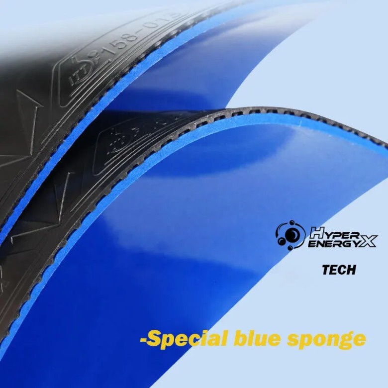 LOKI RXTON 9 National Blue Sponge Table Tennis Rubber ITTF Approved ...