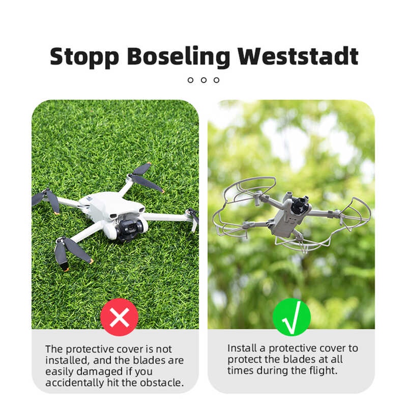 Guard Release na Propeller Mabilis Protector ng Ring Drone Blade Cover ...