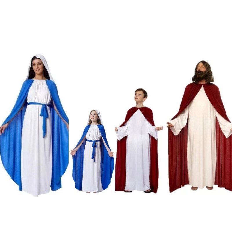 Halloween pastor costumes, cloaks, props, portrayal of the Virgin Mary ...