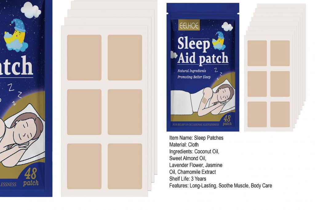 [SK] Allergy-free Sleep Patches Sleep Patches for Better Sleep 48pcs ...
