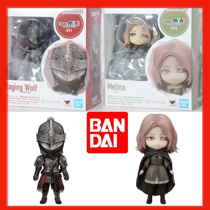 Bandai Original Figuarts Mini Elden Ring Figure Tranished Raging Wolf Melina Action Figurine ...