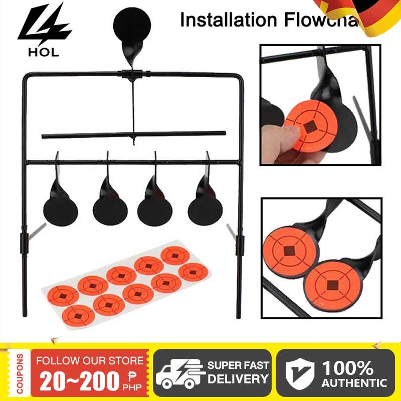 HOL Training metal shooting targets portable automatic resetting ...