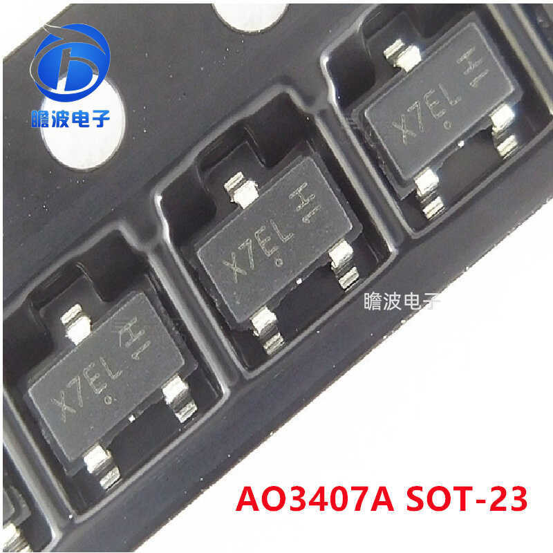 Original AO3407A silk screen X7EL 4.3A 30V SOT23-3 P-channel MOSFET | Shopee Philippines