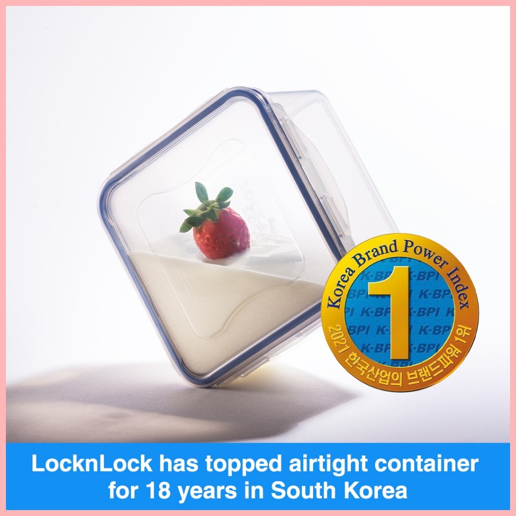 ☣ ☑ LocknLock Eco-Friendly Classic Airtight Rectangular Food Container er 850ml HPL815M | Lunch ...