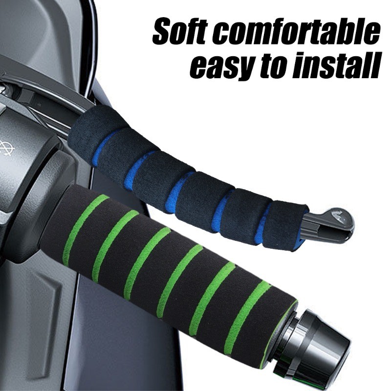 Universal Grip Comfort Sponge Foam Handle - Bar Motorcycle Non-slip ...