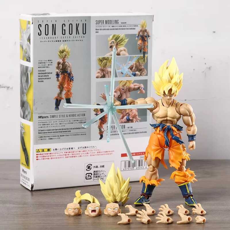 Dragon Ball Z Super Saiyan Goku (Legendary) Paggising Ng PVC Action ...
