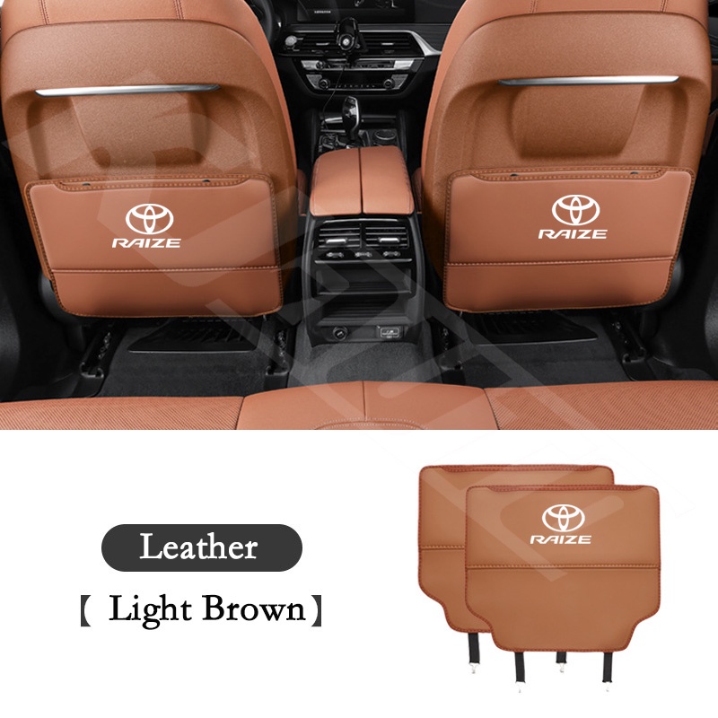 Toyota Raize Car Leather Seat Back Kick Pad Anti Scratch Mat For Raize ...