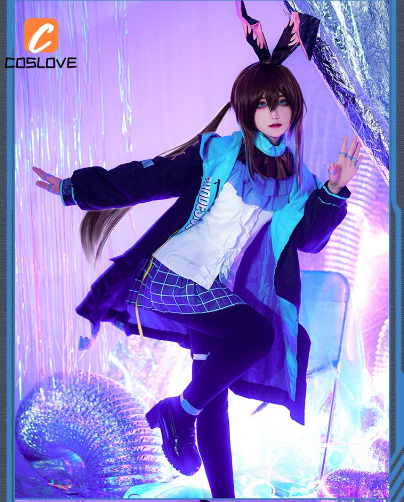 Arknights Amiya Cosplay Full Set Costume Suit For Woman Cute Style ...