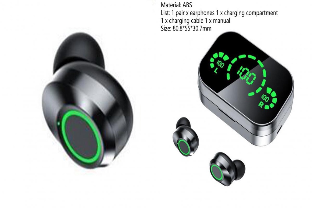SEV 1 Pair Stable Connection Bluetooth-compatible Earphone for Office ...