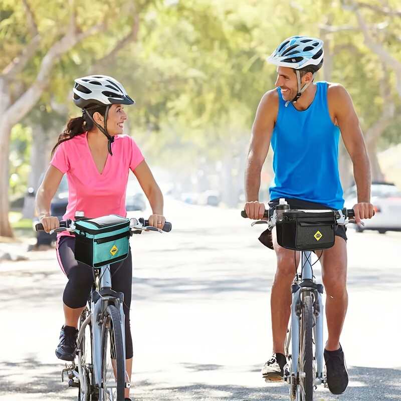 Handlebar para sa Bike, Waterproof Insulation Pack, With Detachable ...