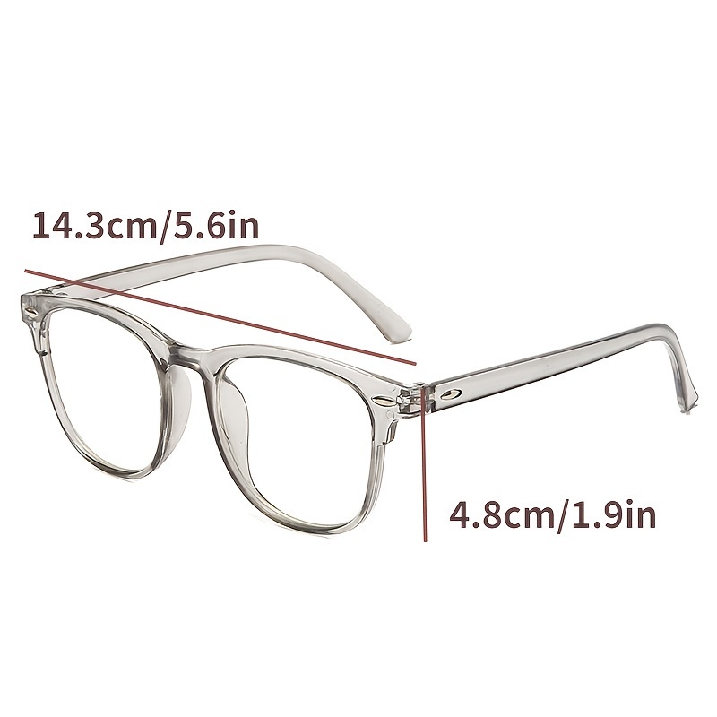 Classic Computer Frames For Women Men Fashion Round Optical Blue Light ...