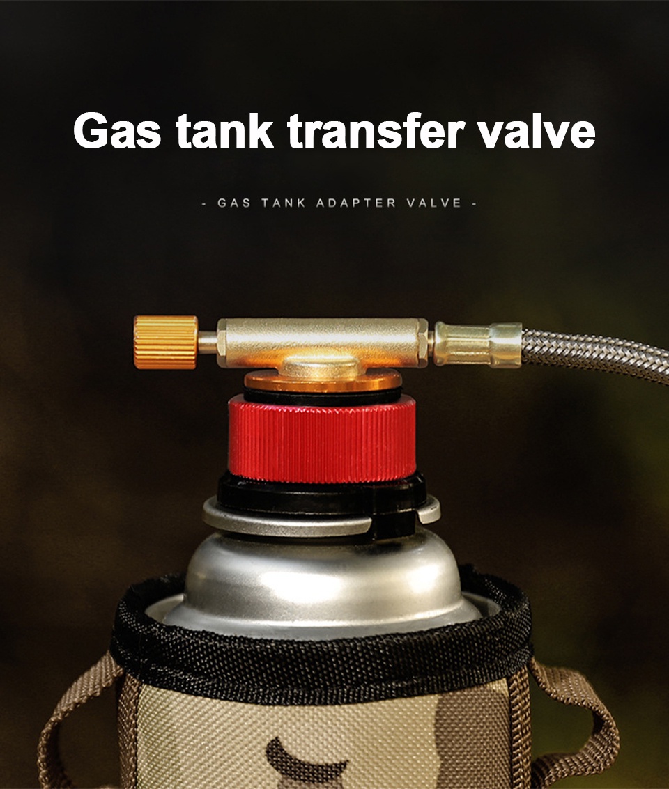 Aluminum Gas Tank Adapter Outdoor Camping Gas Stove Converter Burner ...