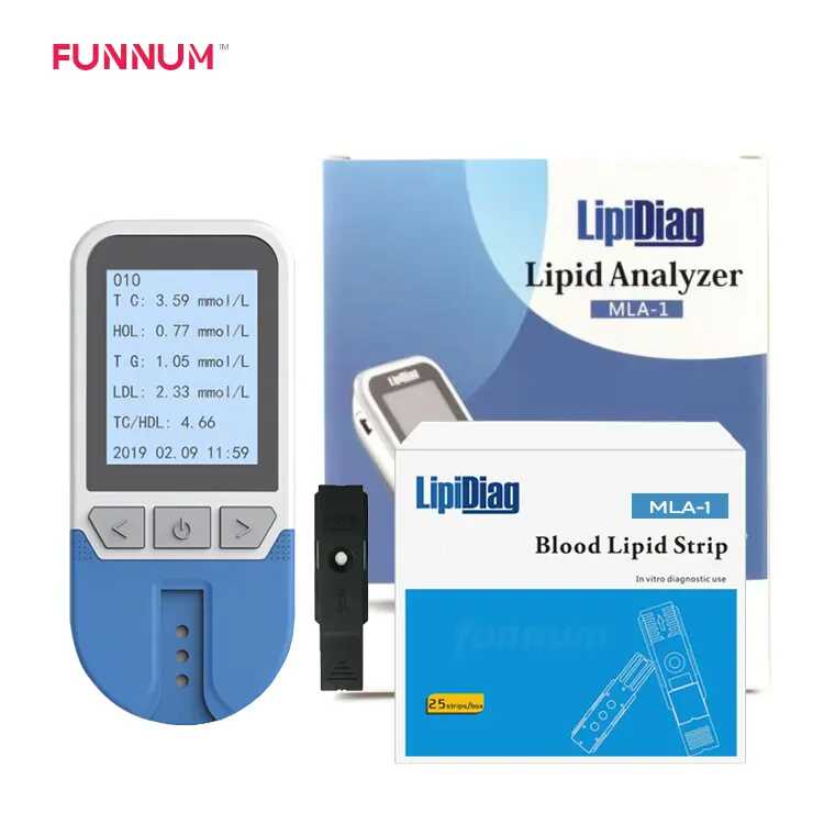 Mla-1 Medical Blood Testing Lipid Meter Equipment Tc/Hdl-C/Tg/Ldl-C ...