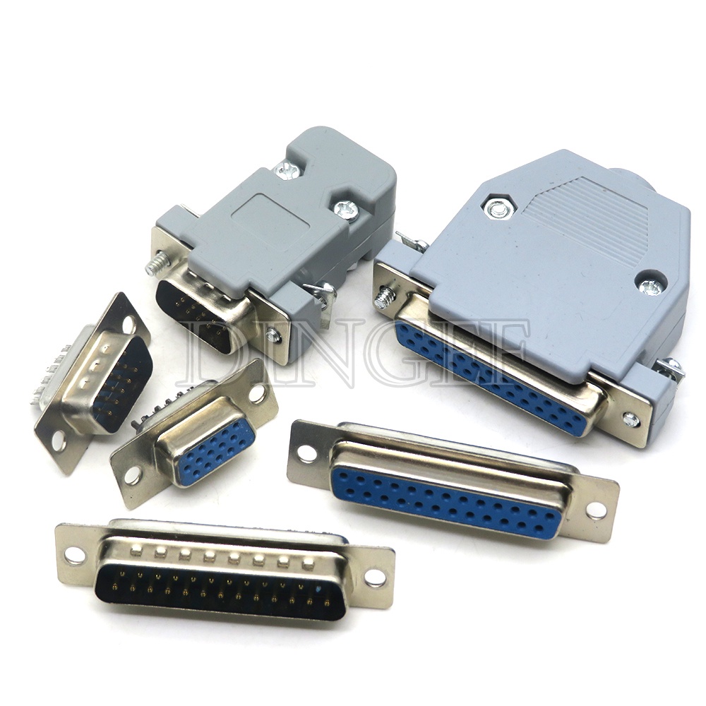 5PCS DB9 DB15 DB25 DB37 Adapter Connector Serial COM Plug Connectors ...