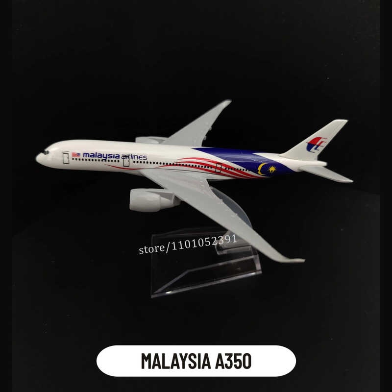 1:400 Metal Aviation Replica, MALAYSIA A350 Airline Scale Airbus ...