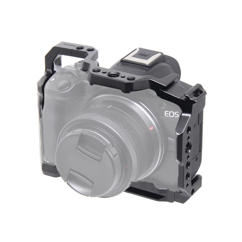 R50 Camera Cage Rig for Canon EOS R50 Cage 1/4" 3/8" Thread Holes Cold ...