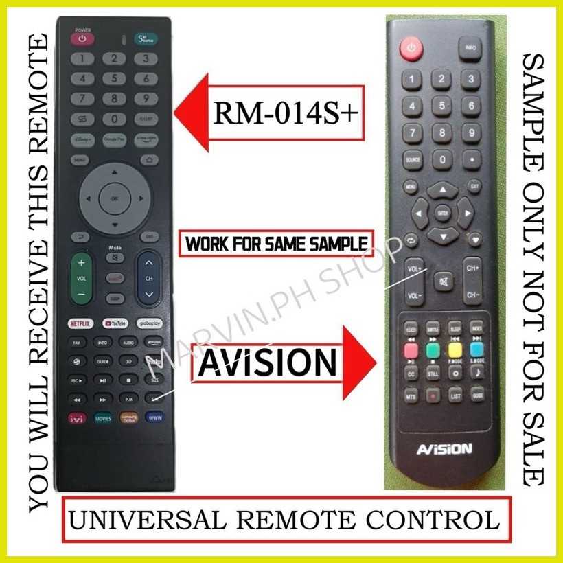 ♀ ready to use 100% Work Universal remote control for AVISION led smart ...