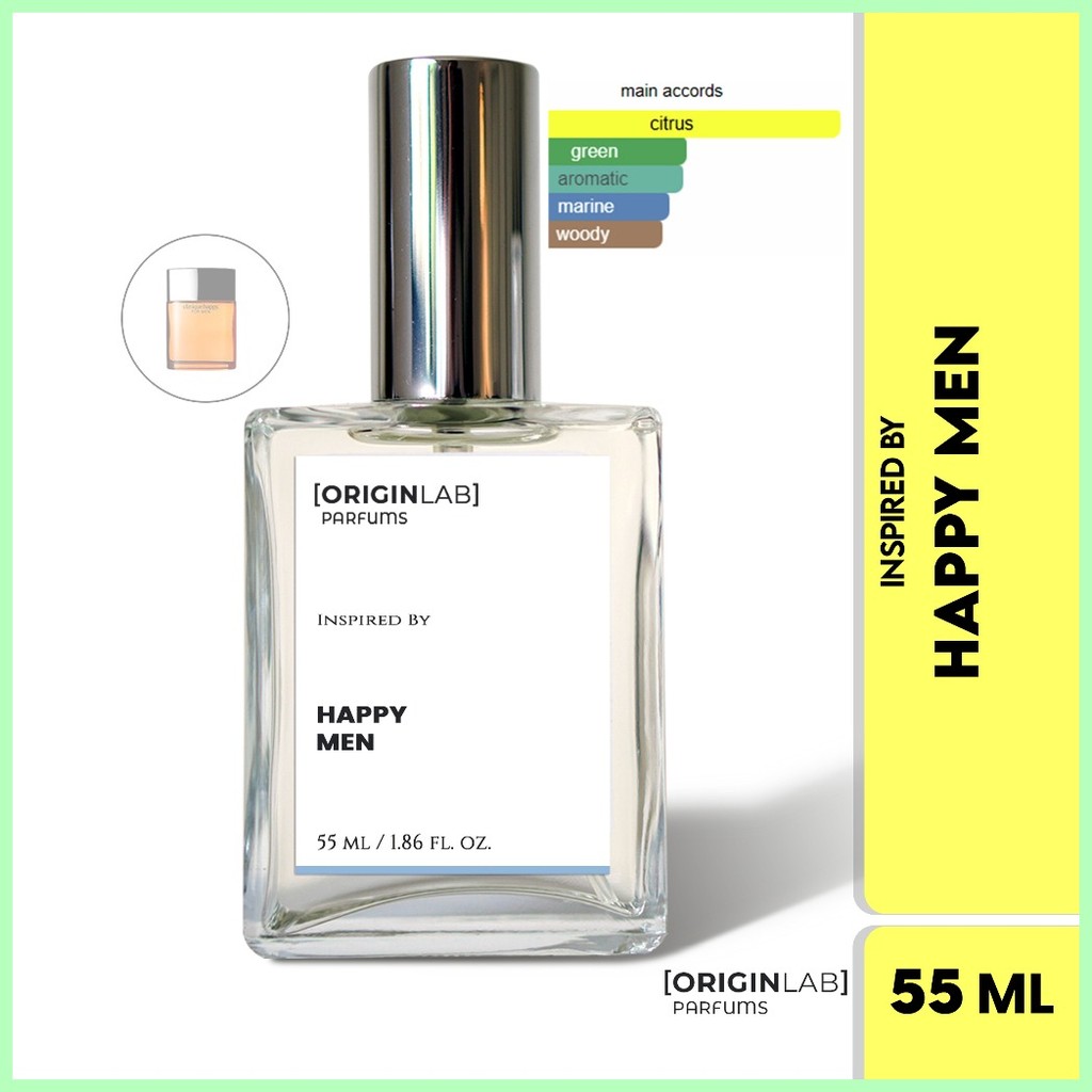 CL1N1QUE HAPPY MEN Inspired Perfume ORIGINLAB Parfum Oil Based Perfume ...
