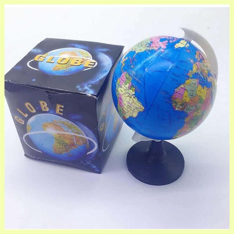 10CM World Map Globe Rotating Map Educational Learning Geography ...