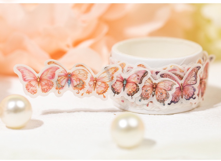 ENWEI 100 Pcs [Misty Butterfly Series] Vintage Journal Stickers Washi ...