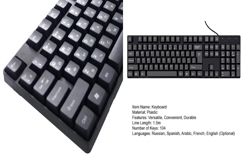mooncake| Ergonomic Keyboard Multilingual Wired Keyboard for Easy ...