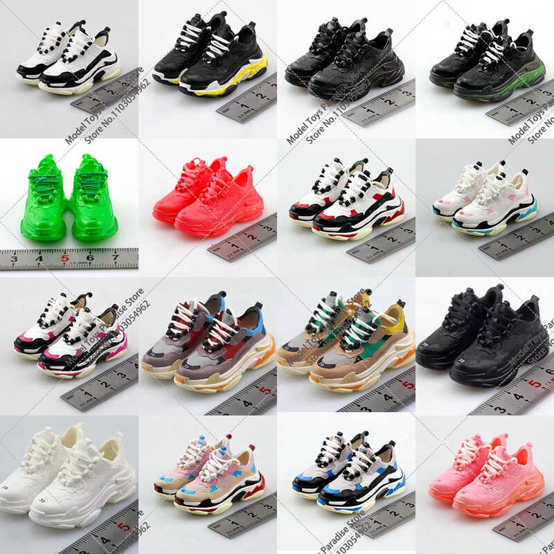 WD 26 Colors 1/6 Scale Female Thick Soled Dad Shoes Sports Sneaker ...