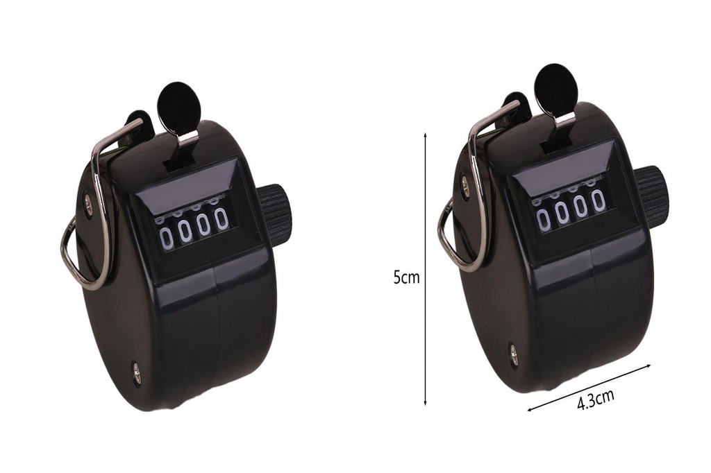 [Sy] Manual Counter Mechanically Jump Quick Reaction Portable 4 Digit ...