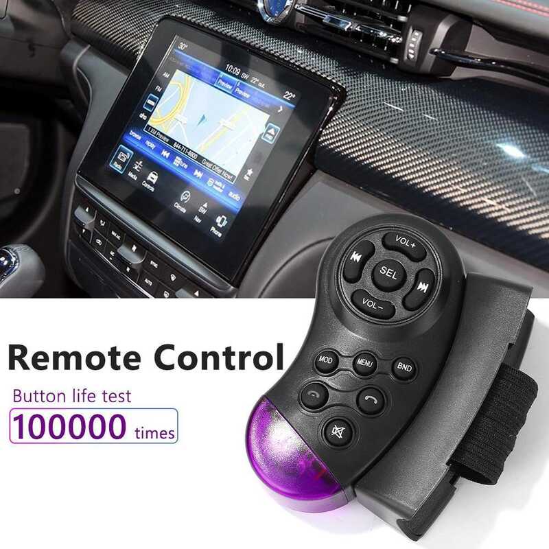 11-Key Wireless Steering Wheel Remote Control para sa Car Radio AAA ...