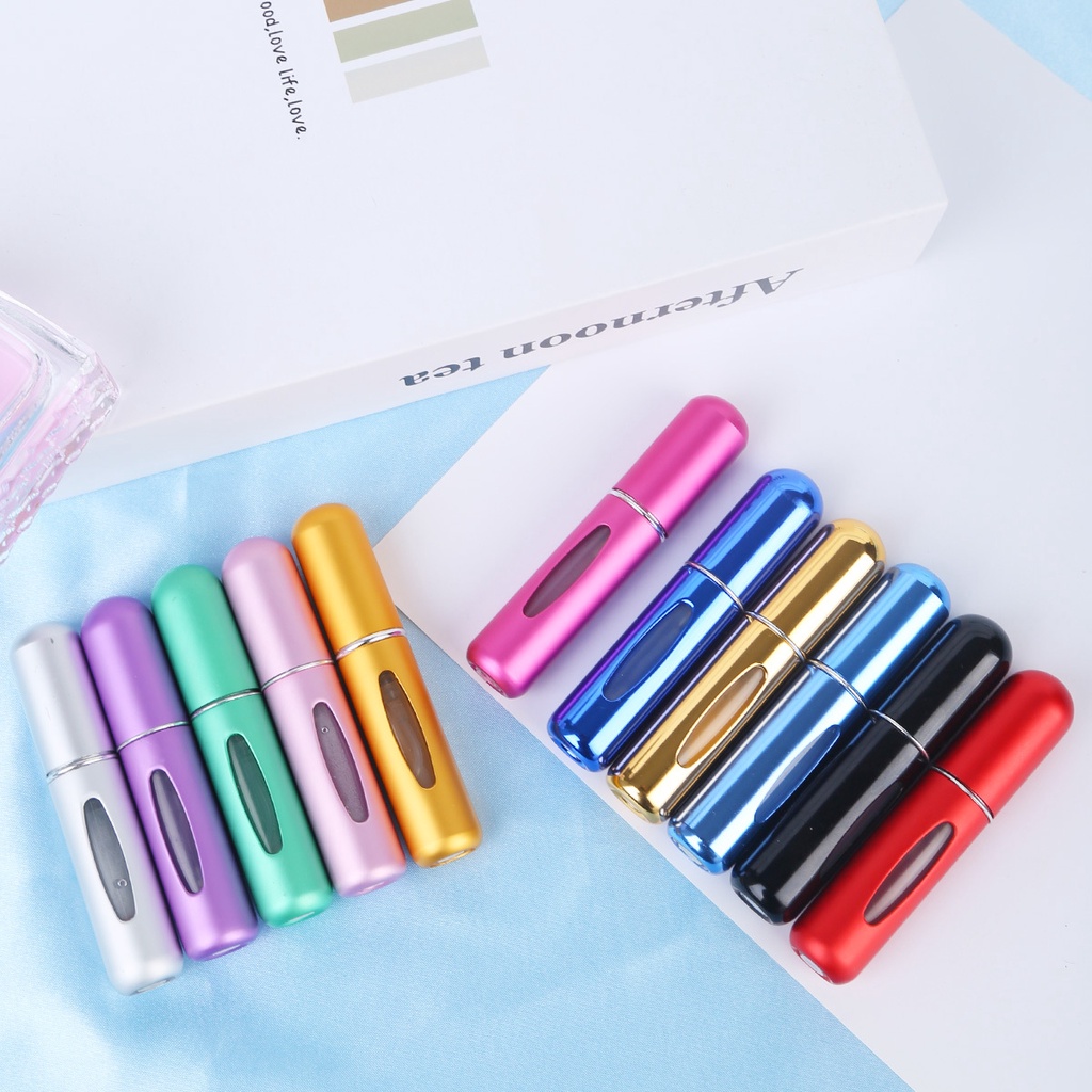 5 PCS Perfume Spray Bottle, Portable Perfume Atomizer Refillable Mini ...