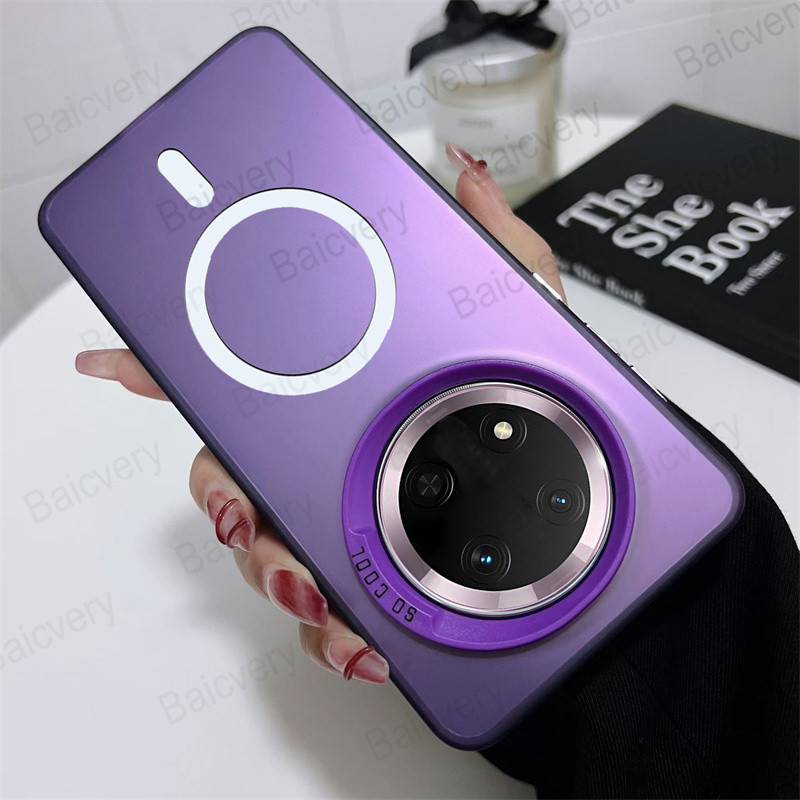 For Honor X9C X9B X9A Colorful Matte Frosted Cover With Magnetic ...