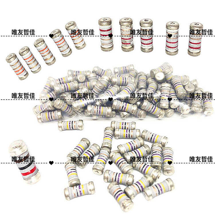 Double cap 0410 0411 33R 3W 5% patch wound resistor, wafer resistor ...