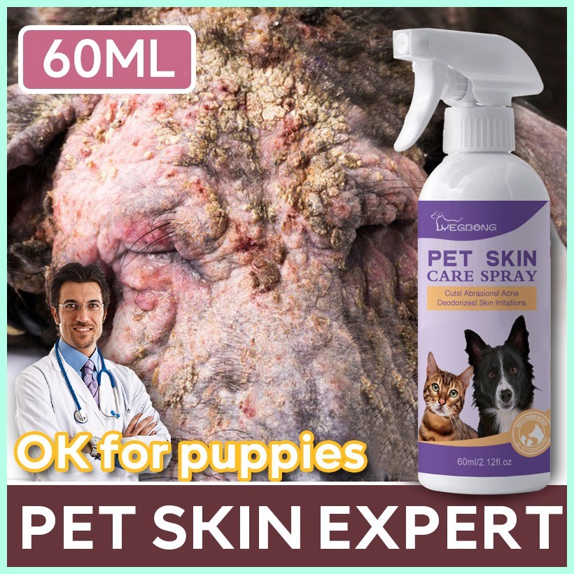 ☃ Pet Spray For Skin Disease 60ML Galis Ng Aso Gamot Dogs Cats Anti ...