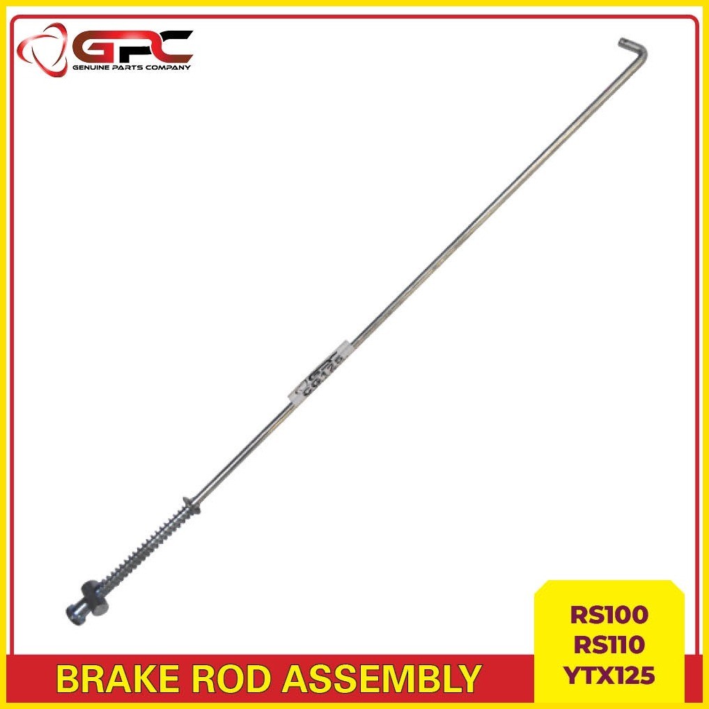 Yamaha RS100, RS110, YTX125 GPC Brake Rod Assembly (with Nut & Joint ...