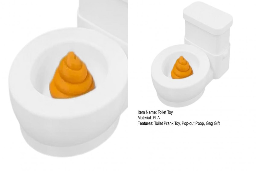 {bolilishp} Poop Surprise Toy 3d Poop Prank Toilet Toy Funny Gag Gift ...
