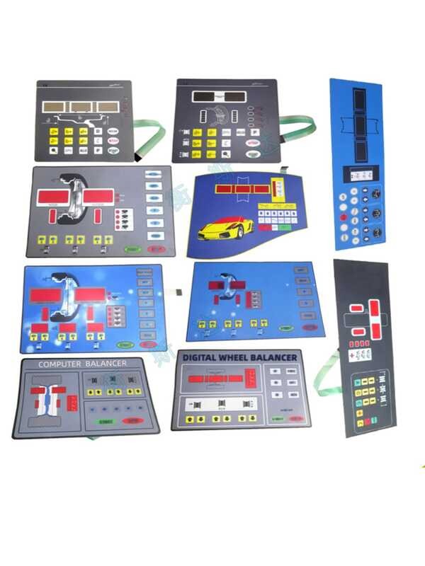 Machine balancing tire tool, keypad, membrane switch, touch keyboard ...