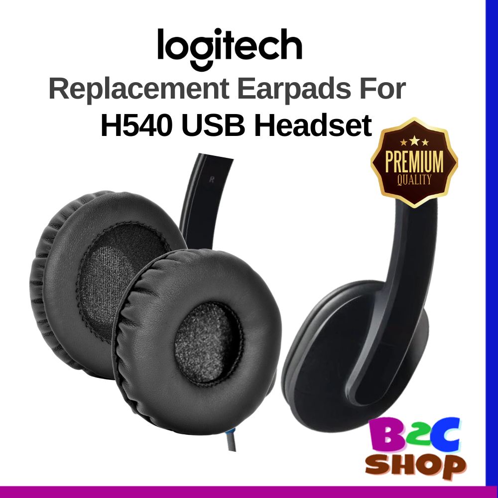 1Pair Logitech H540 Replacement Ear Pads Cushion Earpad - Black | Shopee Philippines